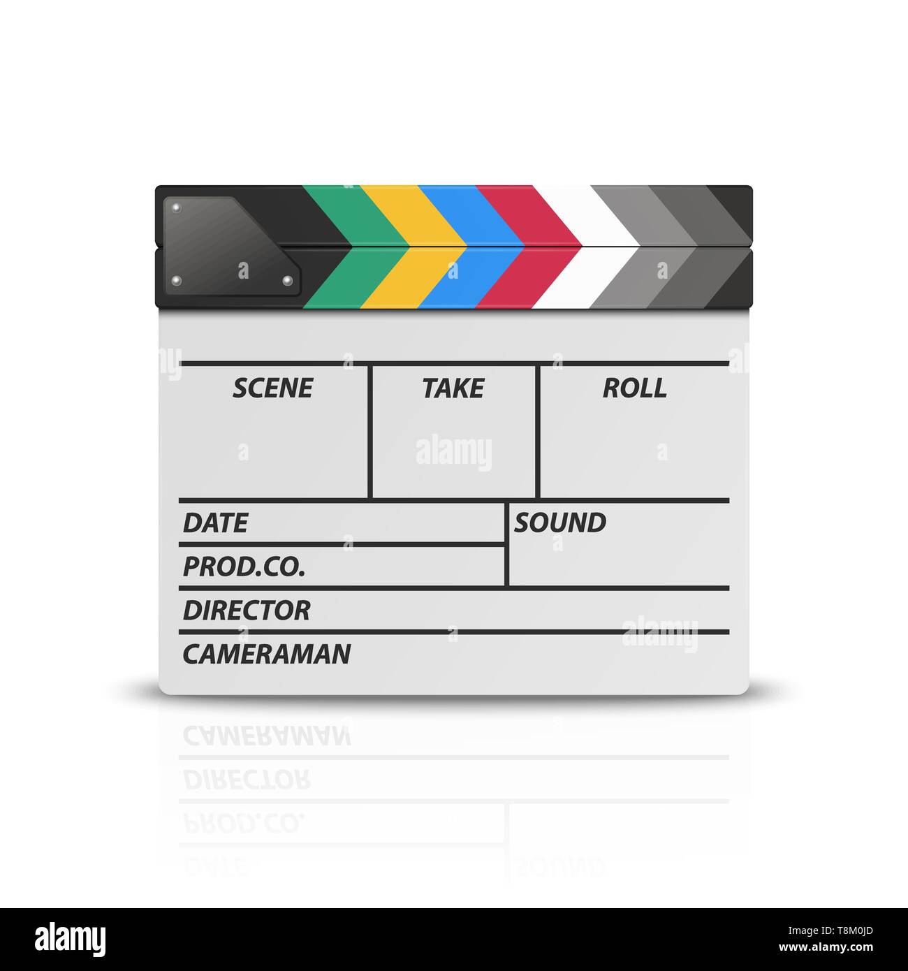 Closed clapper Stock Vector Images - Alamy