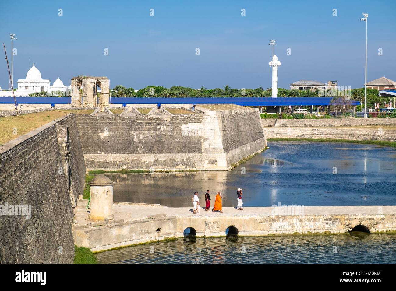 Sri Lanka, Northern province, Jaffna, Jaffna Fort or Dutch fort, built ...