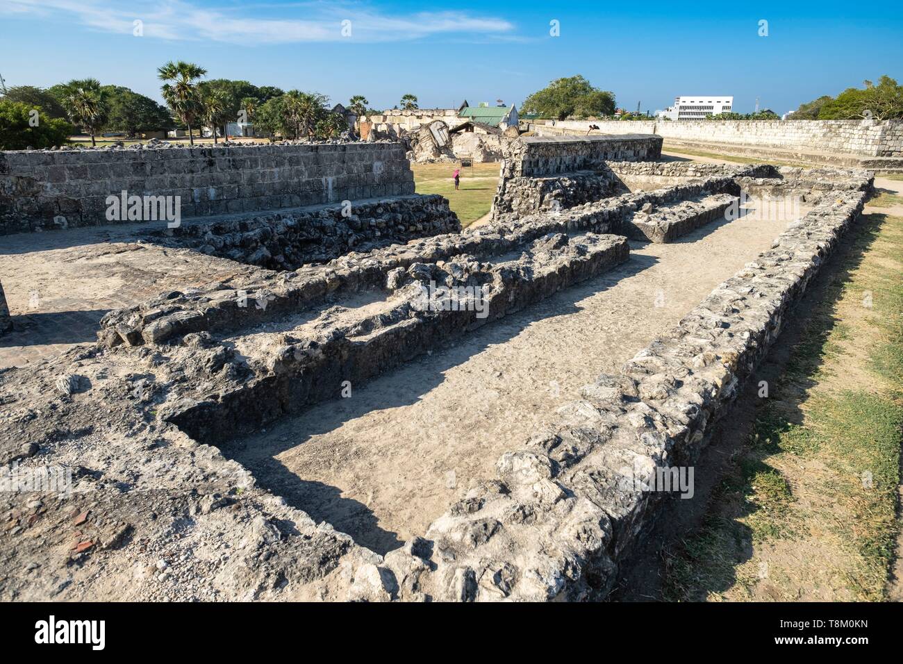 Sri Lanka, Northern province, Jaffna, Jaffna Fort or Dutch fort, built ...
