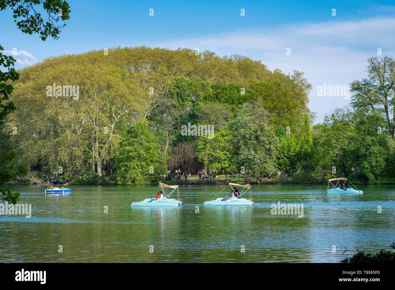 France, Rhone, Lyon, 6th arrondissement, Parc de la Tête d'Or (Park of ...