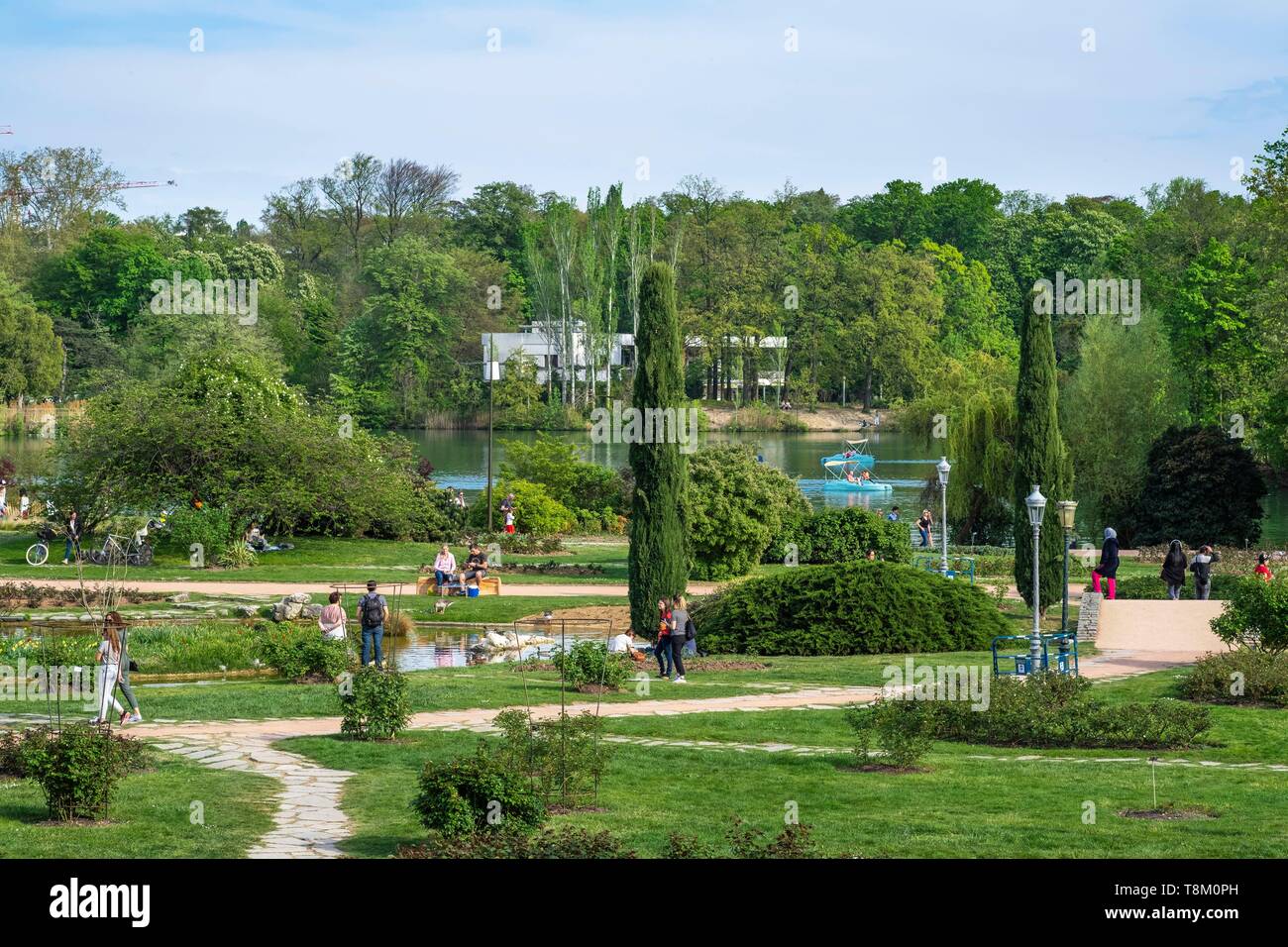 France, Rhone, Lyon, 6th arrondissement, Parc de la Tête d'Or (Park of ...
