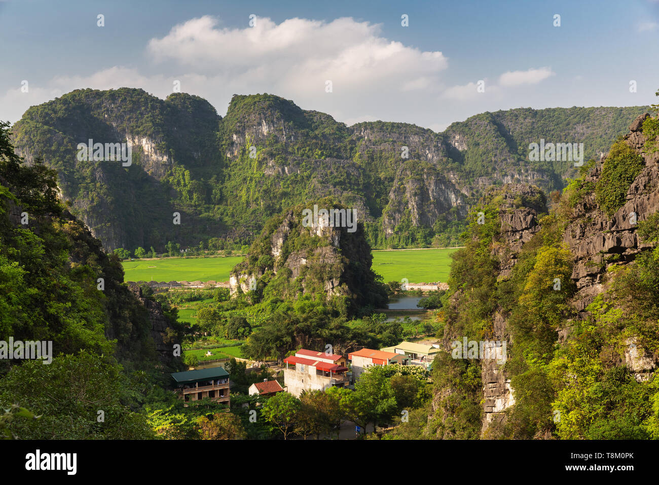 View of tam coc bich dong valley hi-res stock photography and images ...