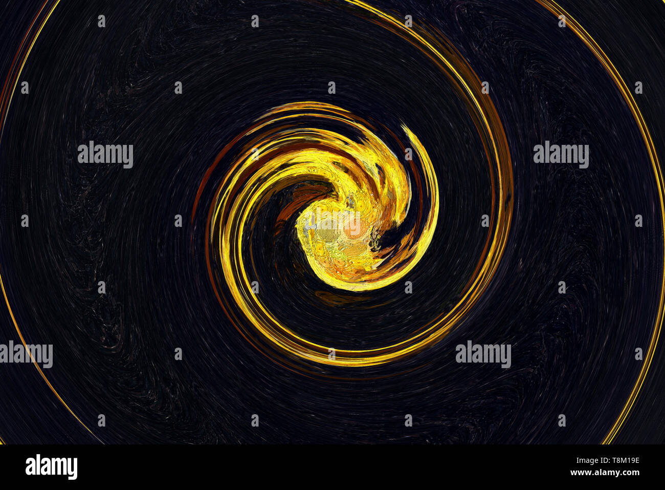 Abstract gold background. Fractal luxury art. Graphic painting golden ...