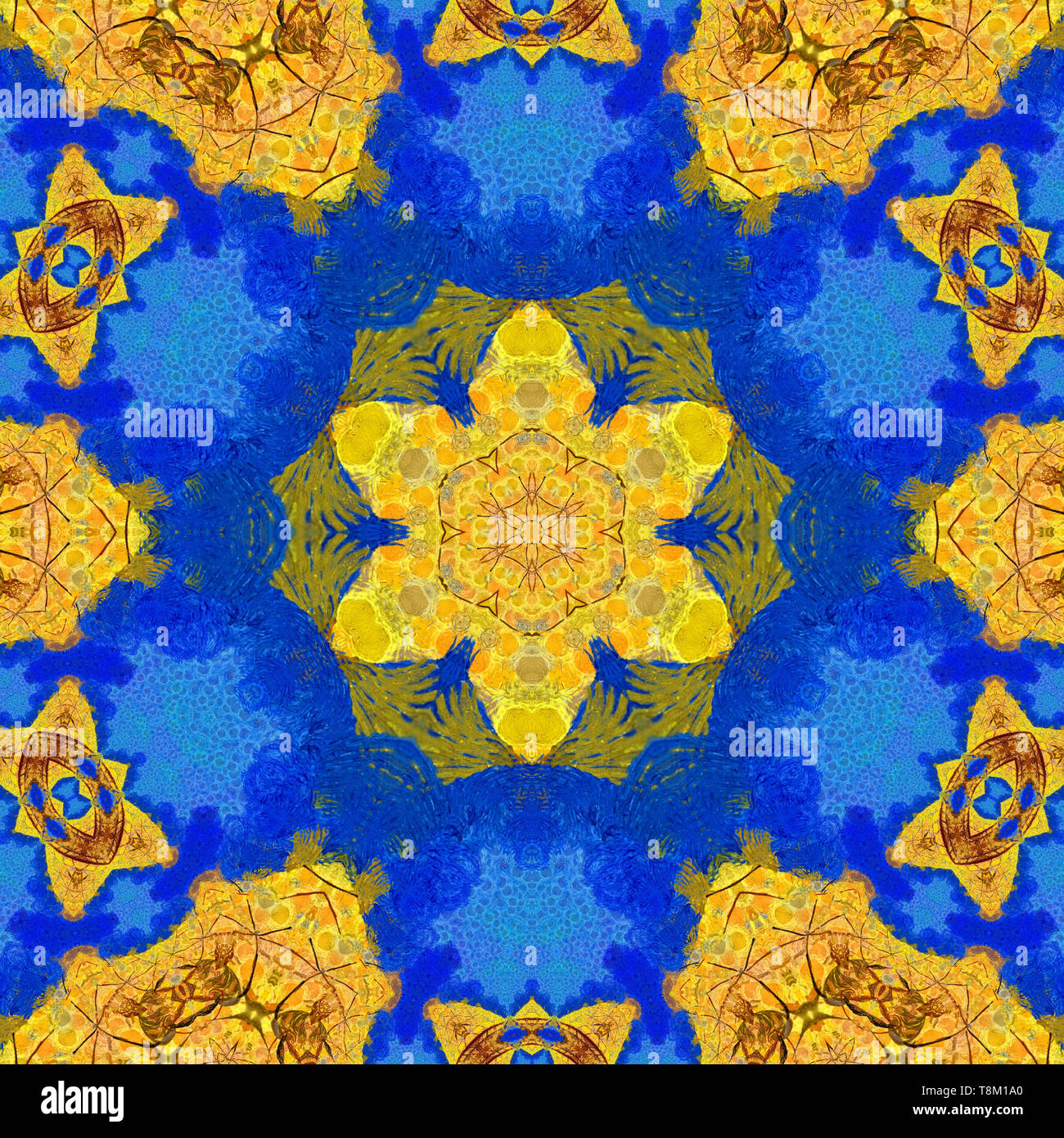 Abstract gold background. Fractal luxury art. Graphic painting golden ...