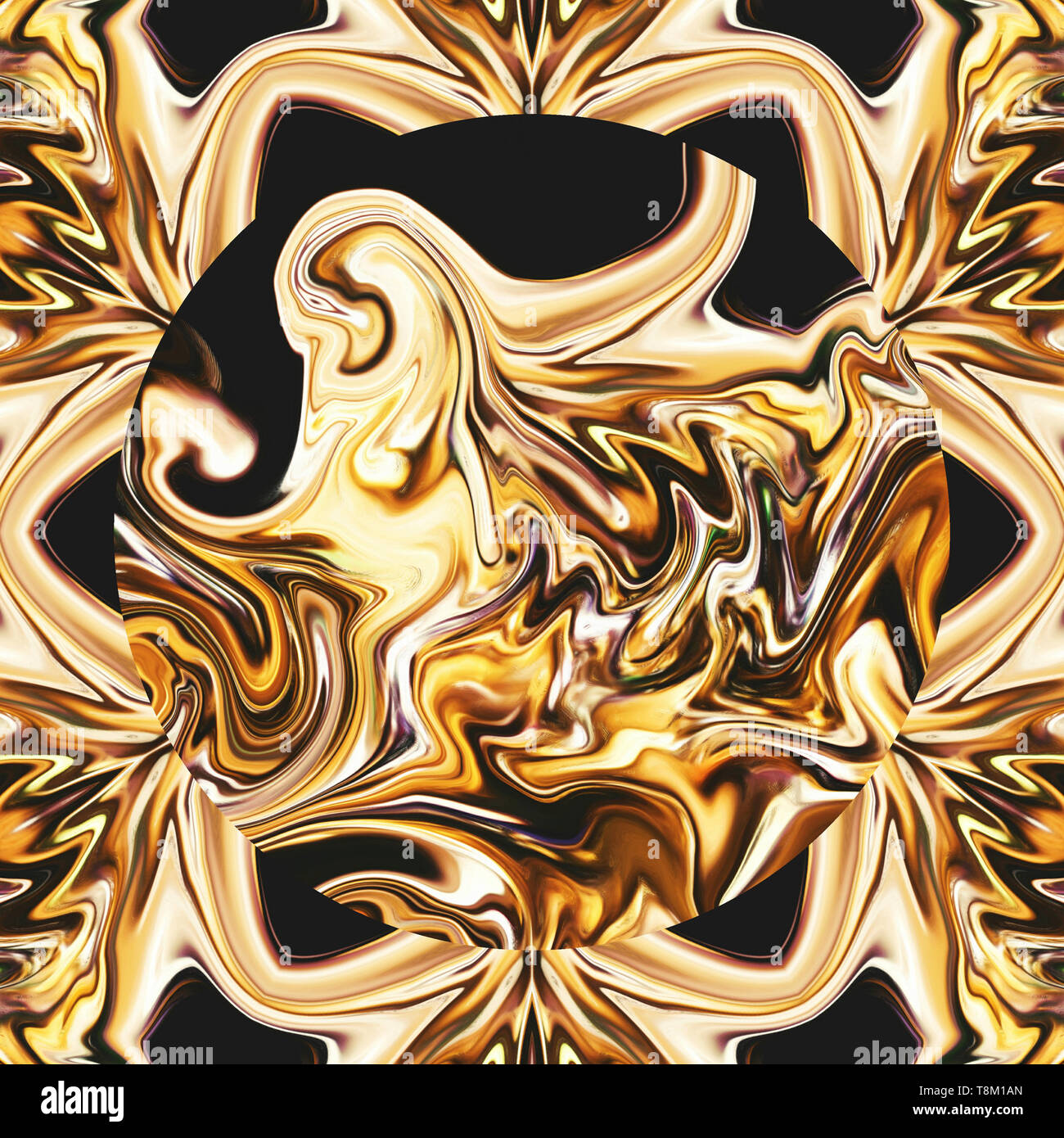 Gold Abstract Design