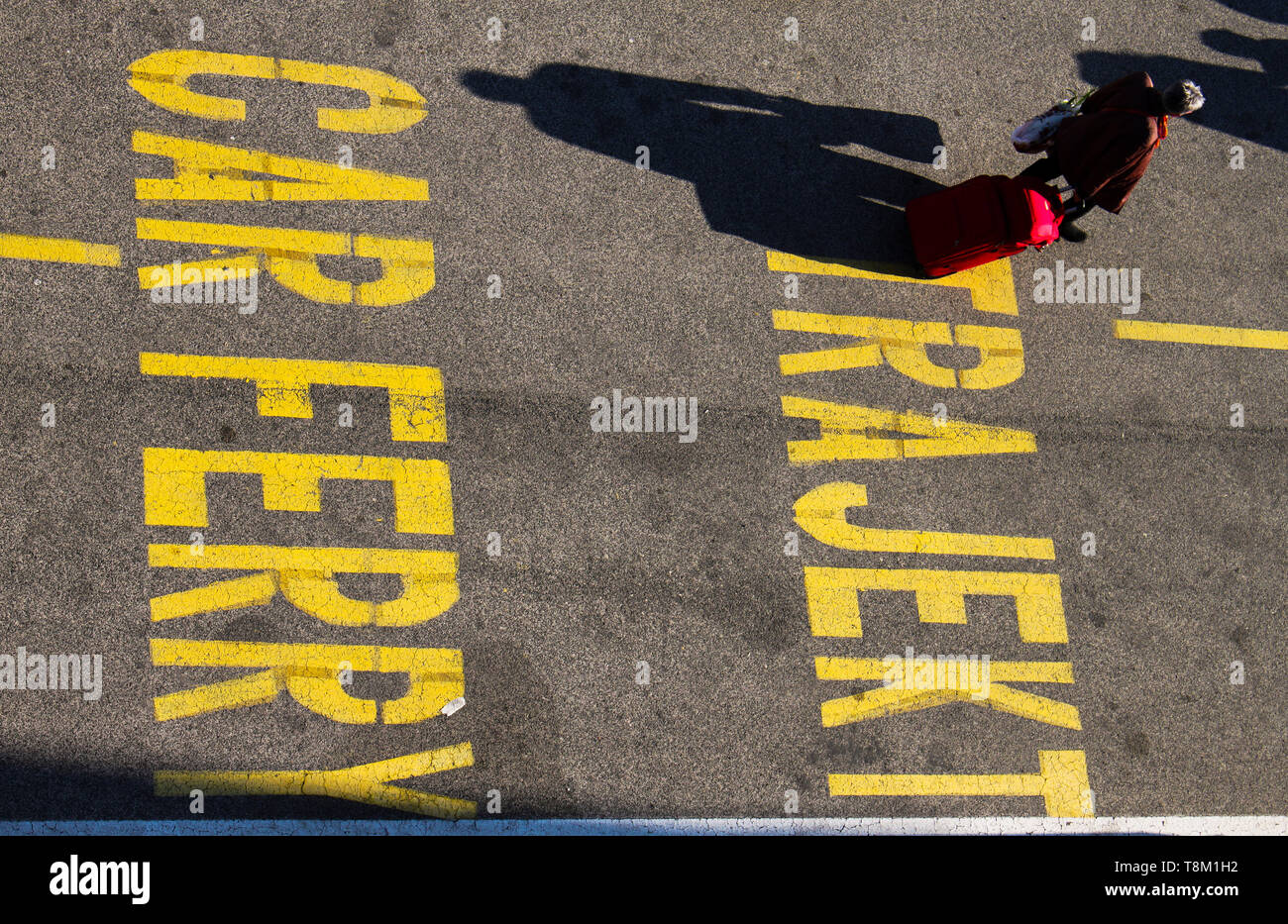 Ferry traffic sign hi-res stock photography and images - Alamy
