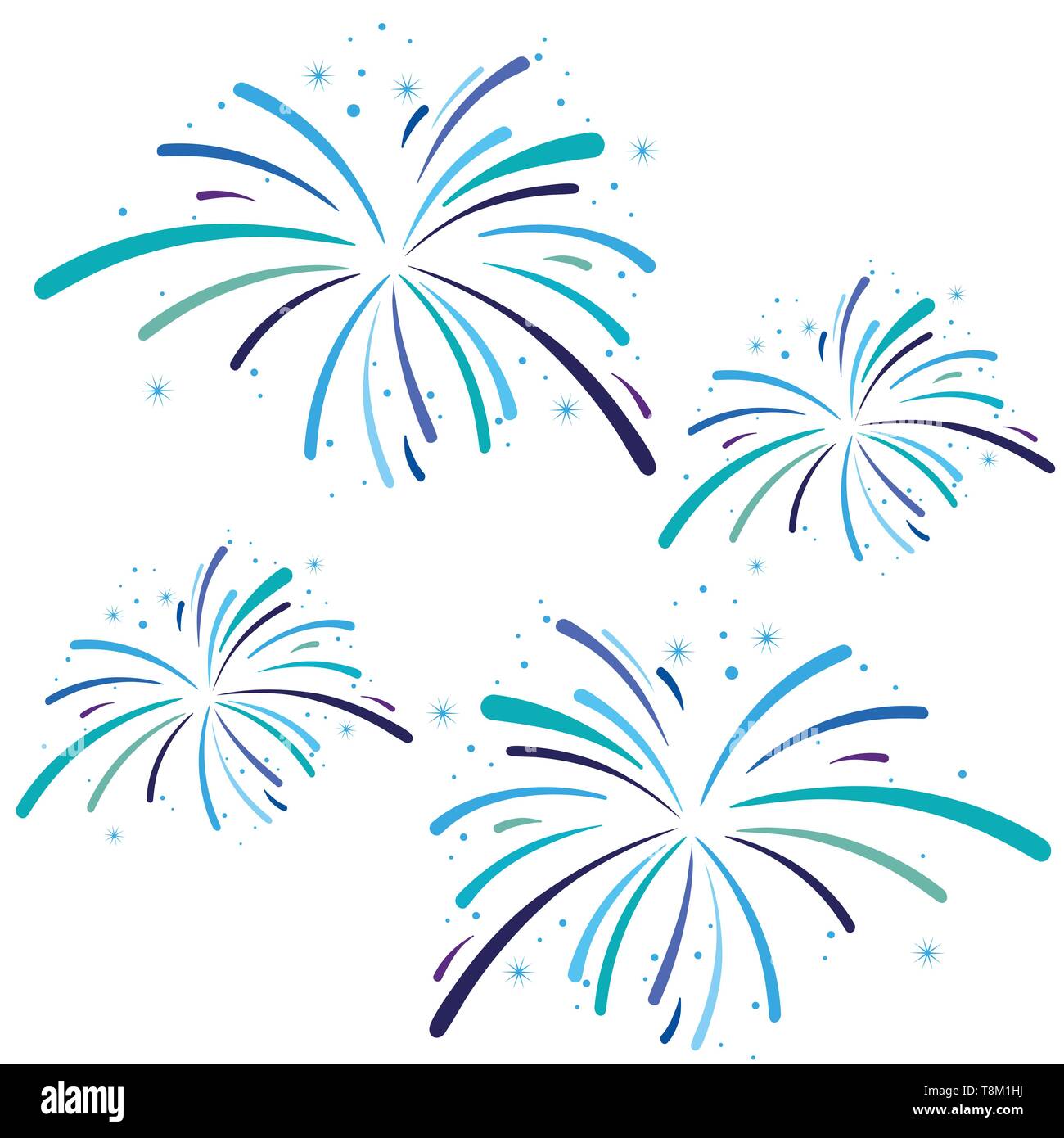 Celebration Fireworks Clip Art