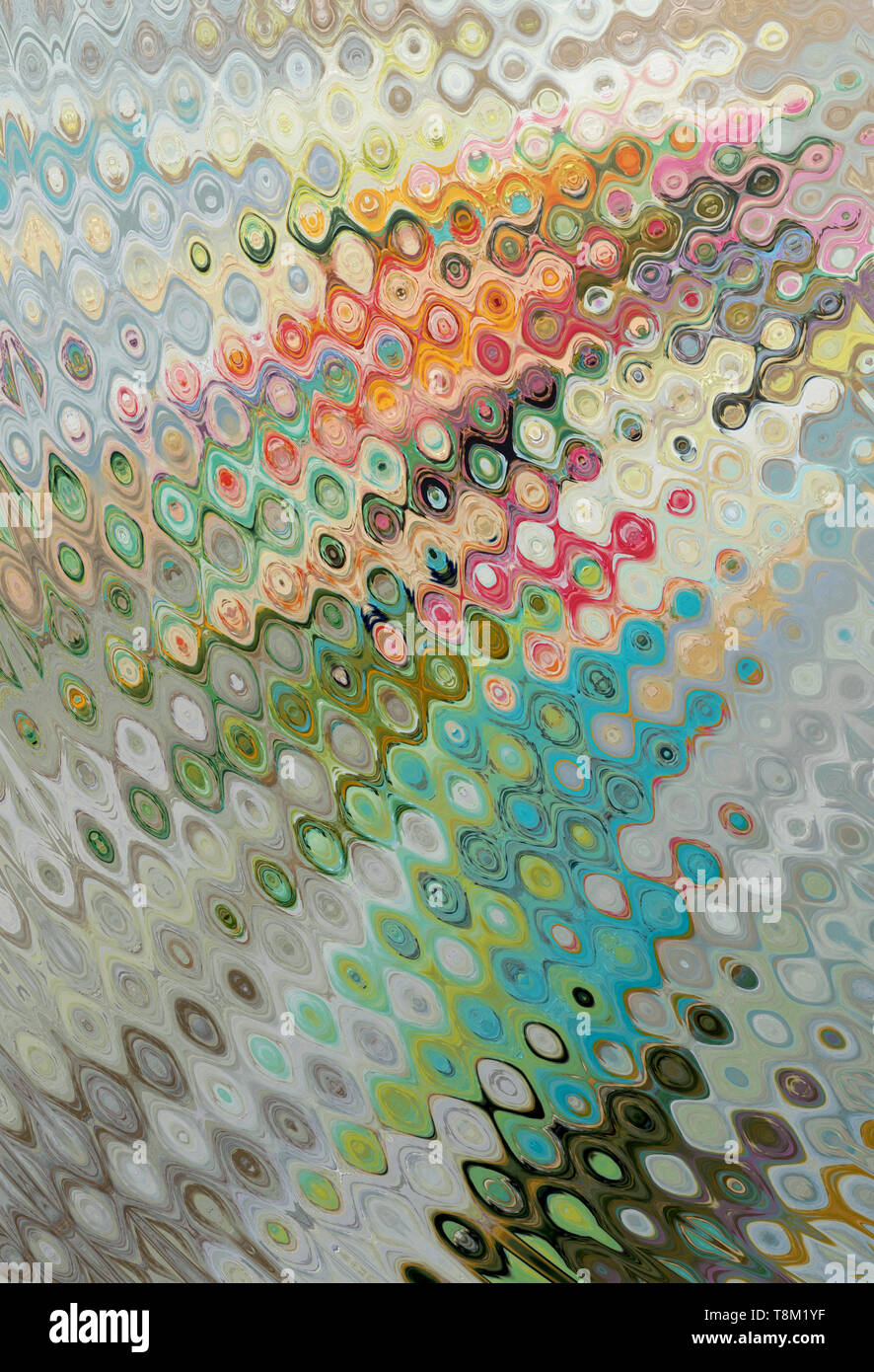 Fantasy style pastel colors pattern background. Watercolor and oil ...