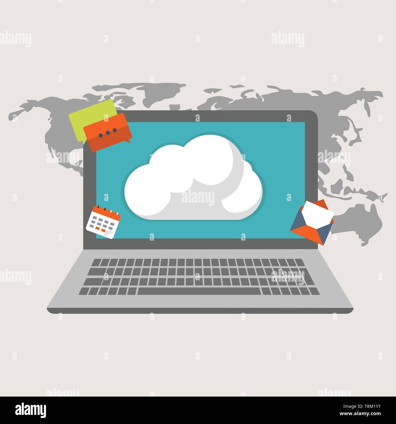 Modern web design concept - vector illustration Stock Vector Image ...