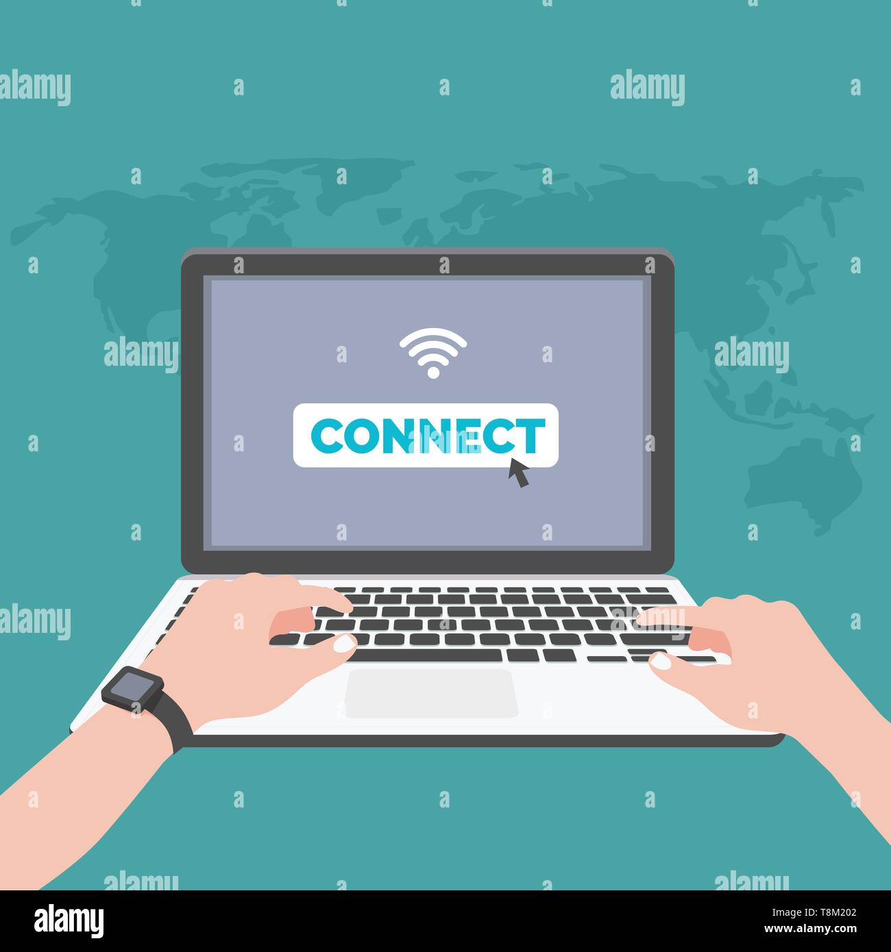 Modern Web Design Concept Vector Illustration Stock Vector Image 4324