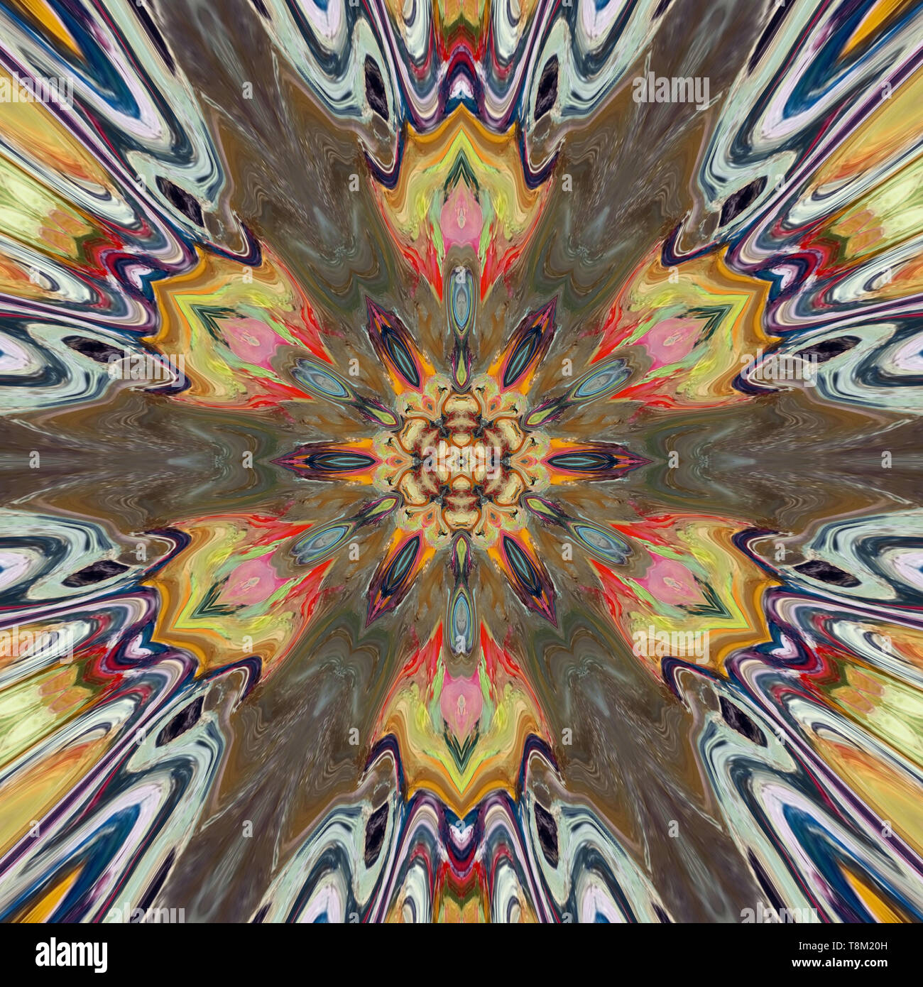 Fantasy style pastel colors pattern background. Watercolor and oil ...