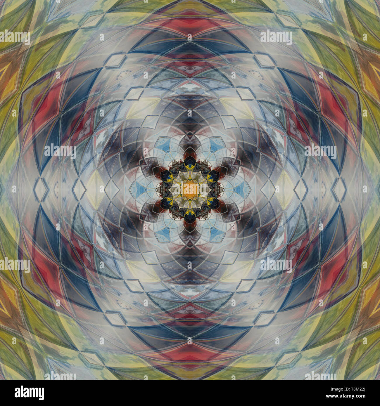 Fantasy style pastel colors pattern background. Watercolor and oil ...