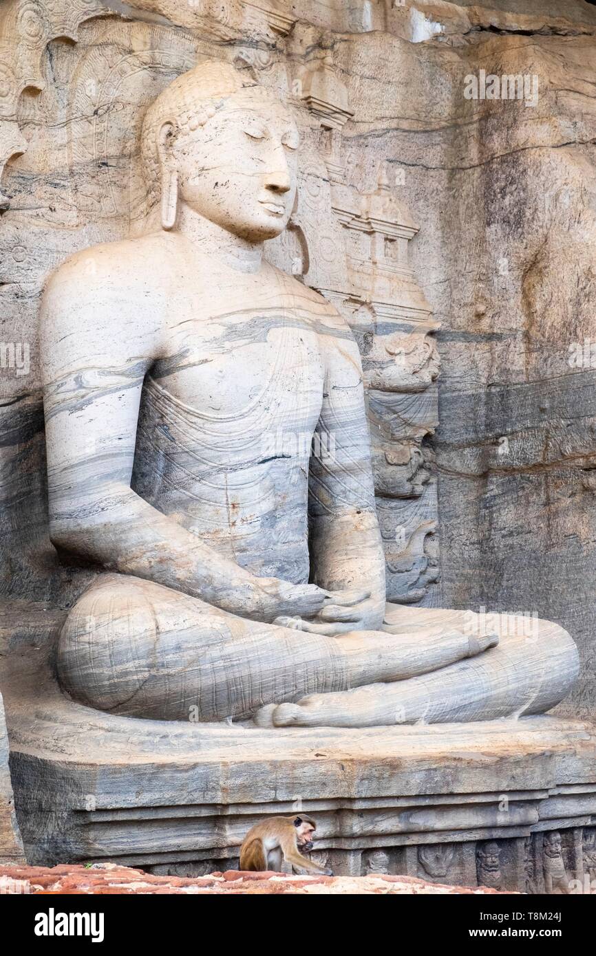 Sri Lanka, North Central Province, archeological site of Polonnaruwa ...