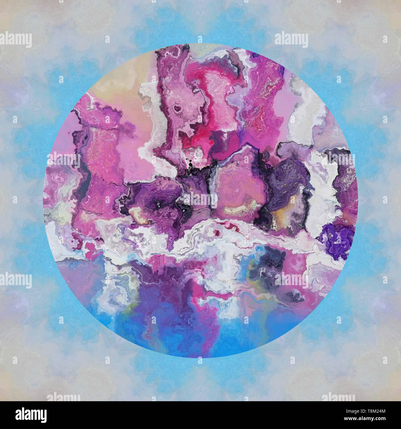 Fantasy style pastel colors pattern background. Watercolor and oil ...