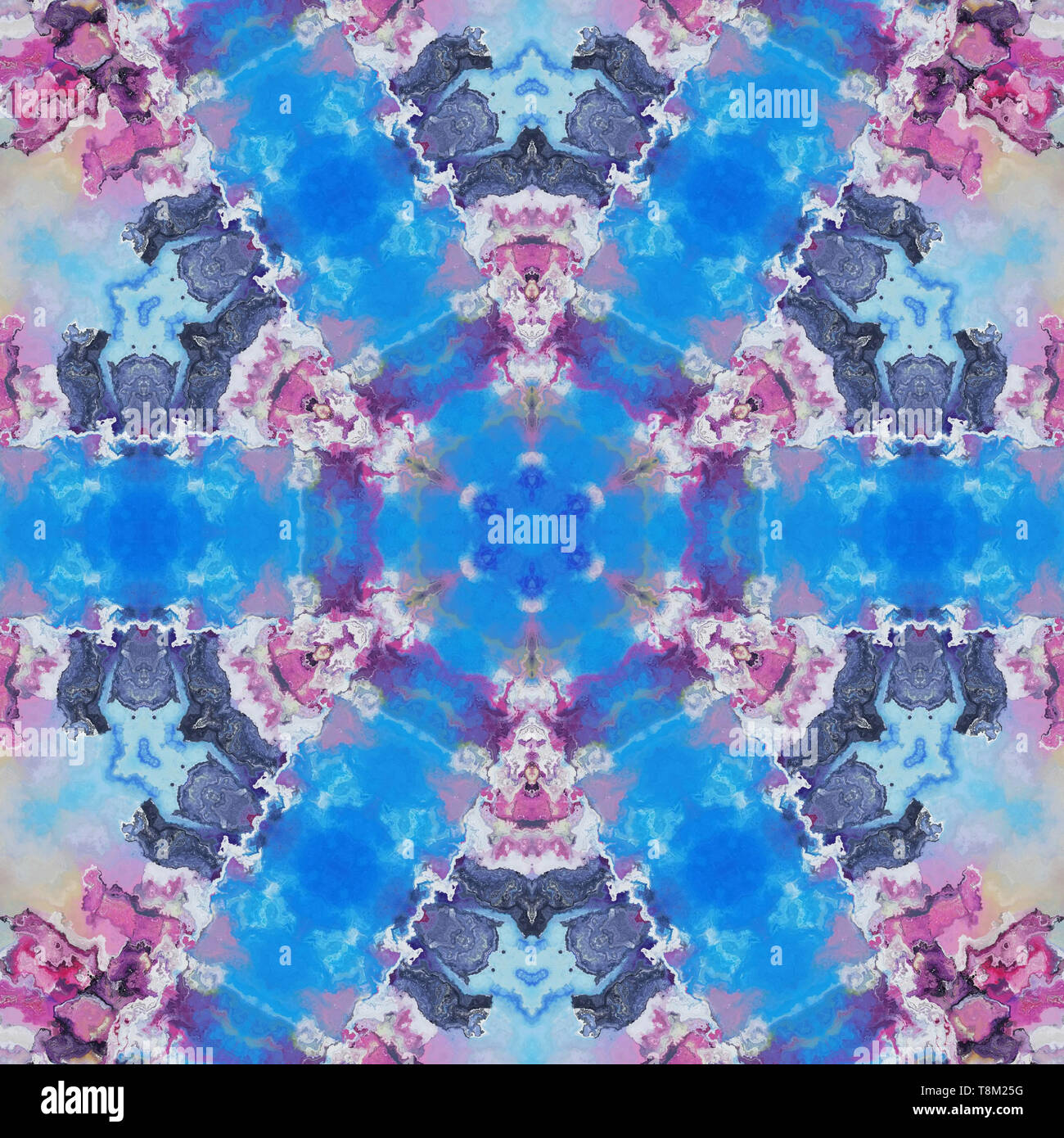 Fantasy Style Pastel Colors Pattern Background Watercolor And Oil