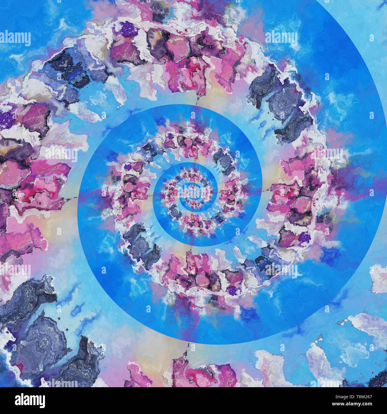 Fantasy style pastel colors pattern background. Watercolor and oil ...