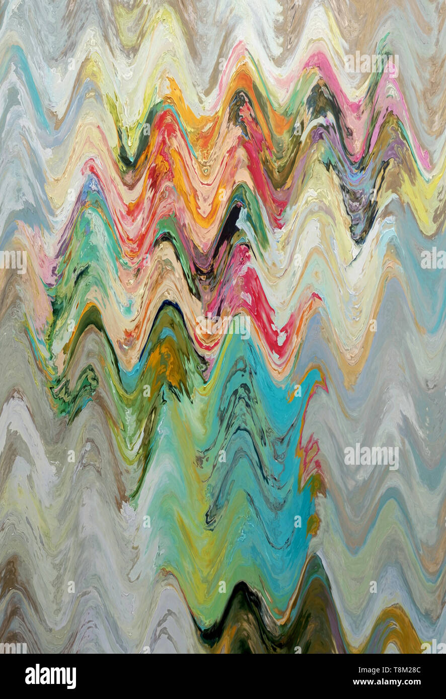 Fantasy style pastel colors pattern background. Watercolor and oil ...