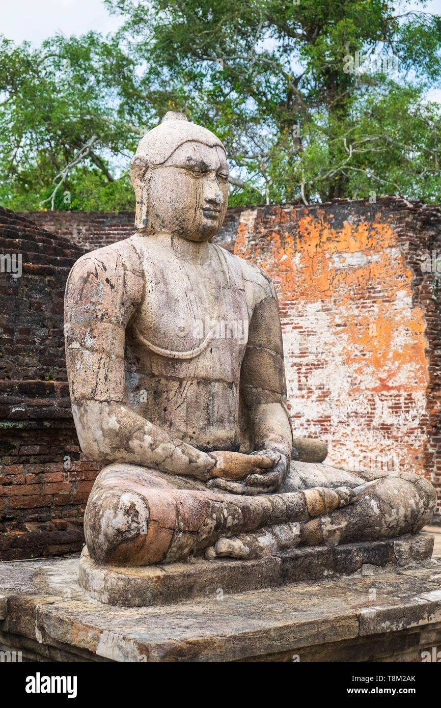 Sri Lanka, North Central Province, archeological site of Polonnaruwa ...