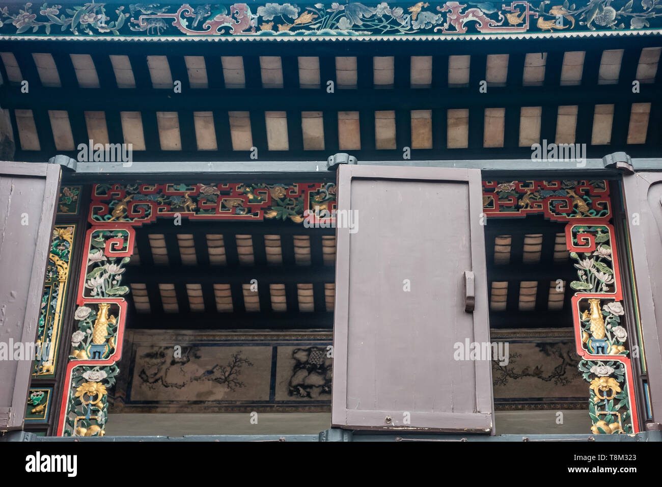 Hong Kong, China - March 8, 2019: Tai Fu Tai Ancestral home in New ...