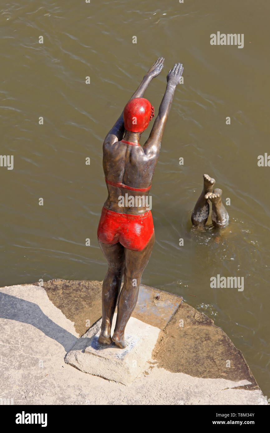 Attractive legs girl in bikini hi-res stock photography and images - Alamy