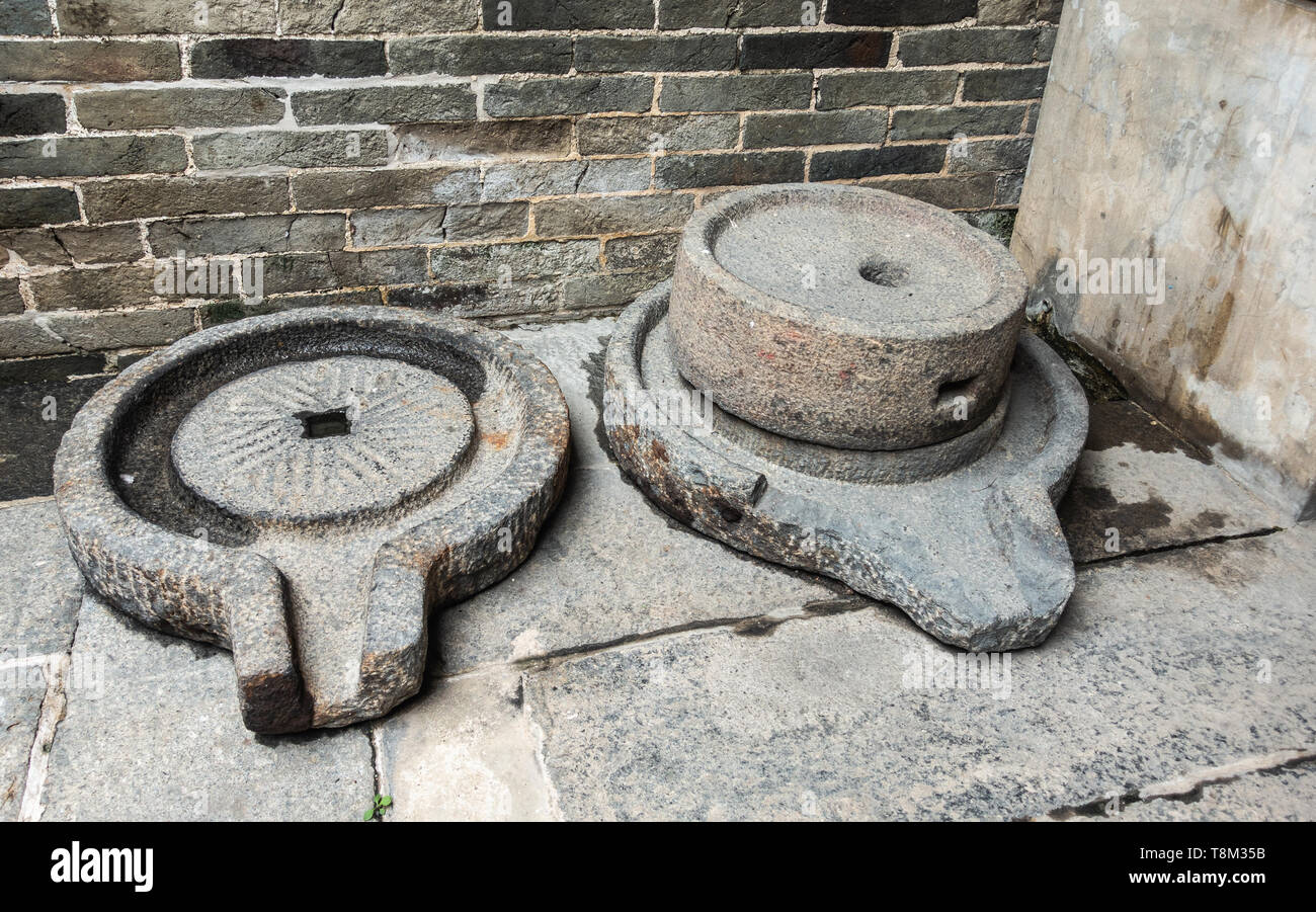 Grinding stones hi-res stock photography and images - Alamy