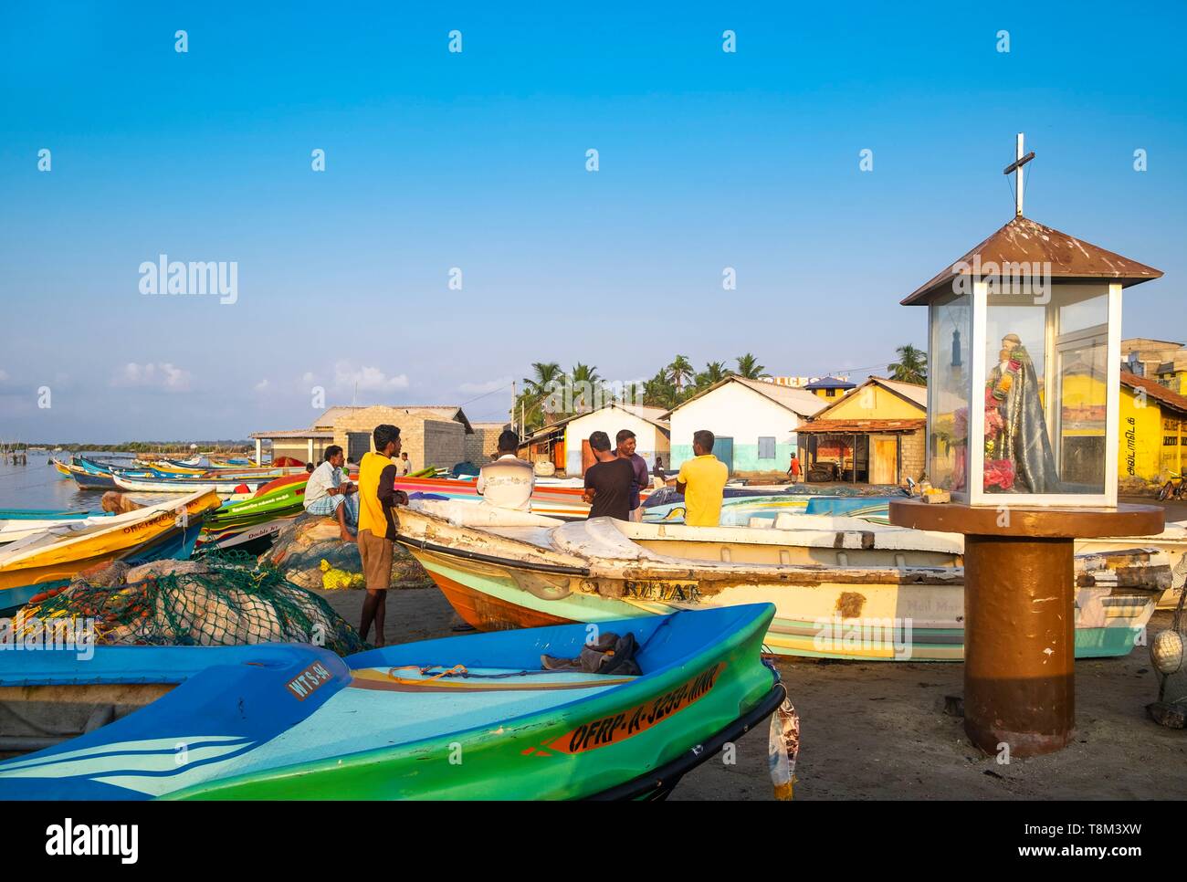 Sri Lanka, Northern province, Mannar island, Mannar city, the fishing harbour Stock Photo - Alamy