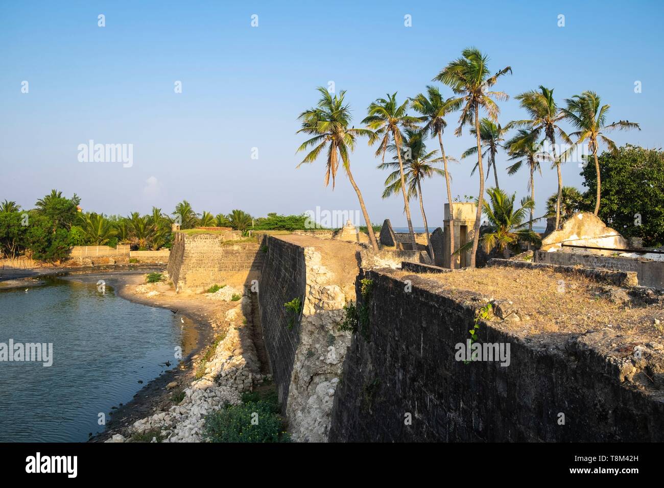 Sri Lanka, Northern province, Mannar island, Mannar city, Mannar Fort ...