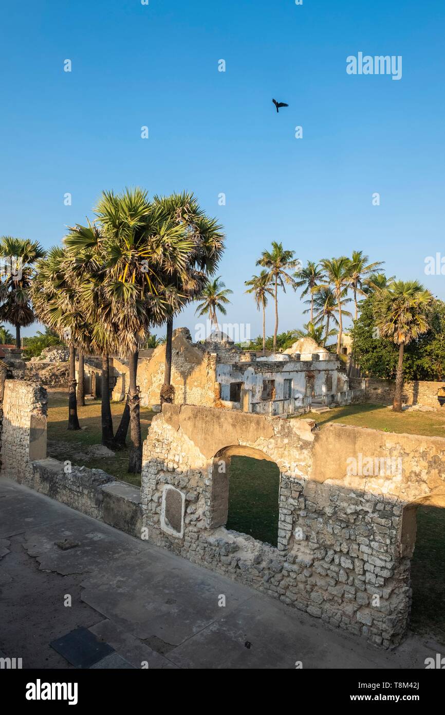 Sri Lanka, Northern province, Mannar island, Mannar city, Mannar Fort ...