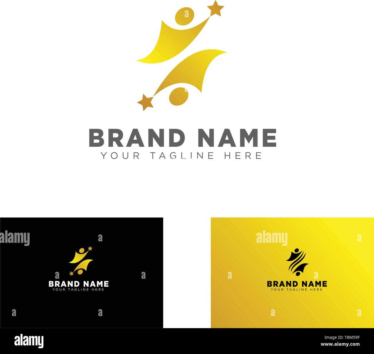 community group logo design template vector illustration icon element ...
