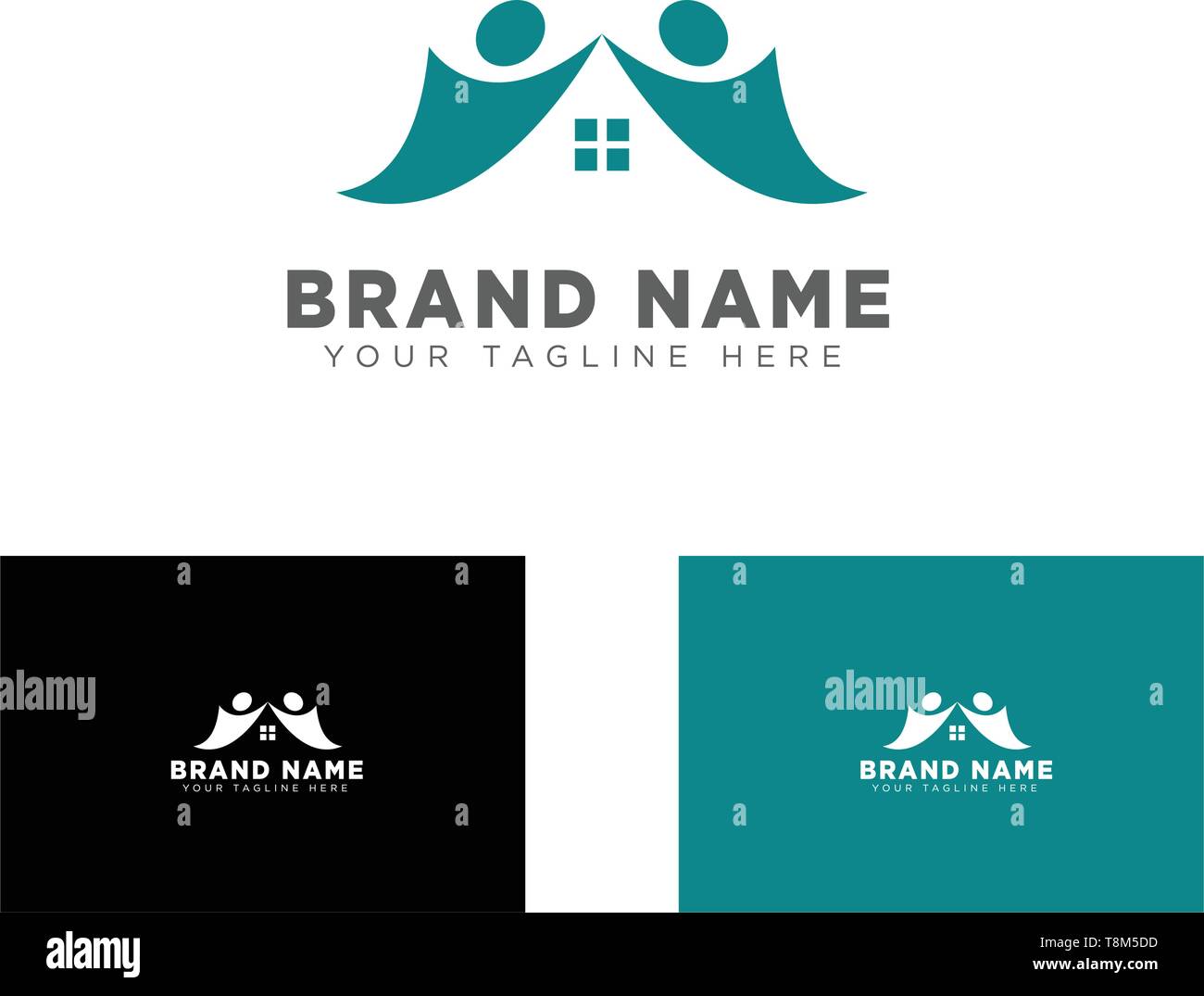 community group logo design template vector illustration icon element ...