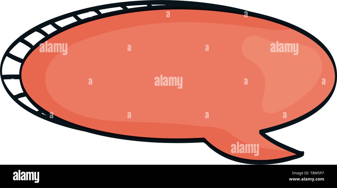 speech bubble message with relief drawing vector illustration design ...