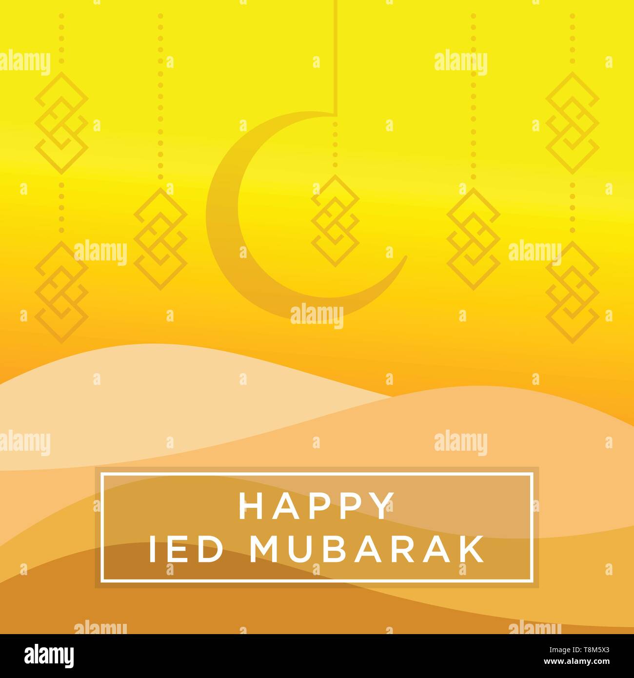 moslem day background template vector illustration wallpaper - vector ...