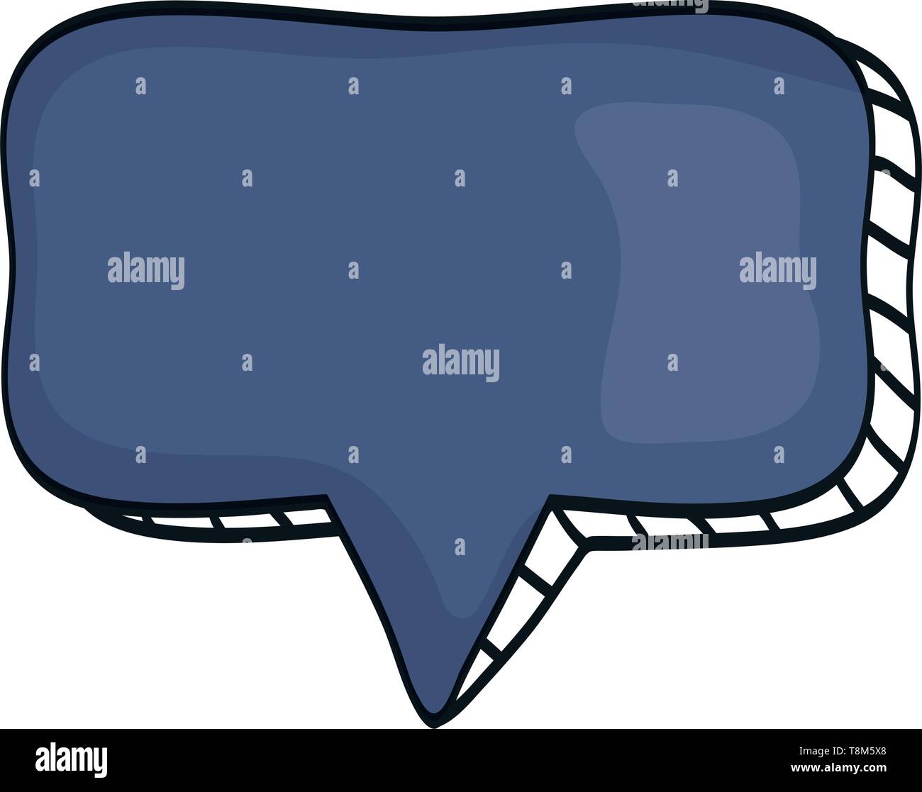 speech bubble message with relief drawing vector illustration design ...