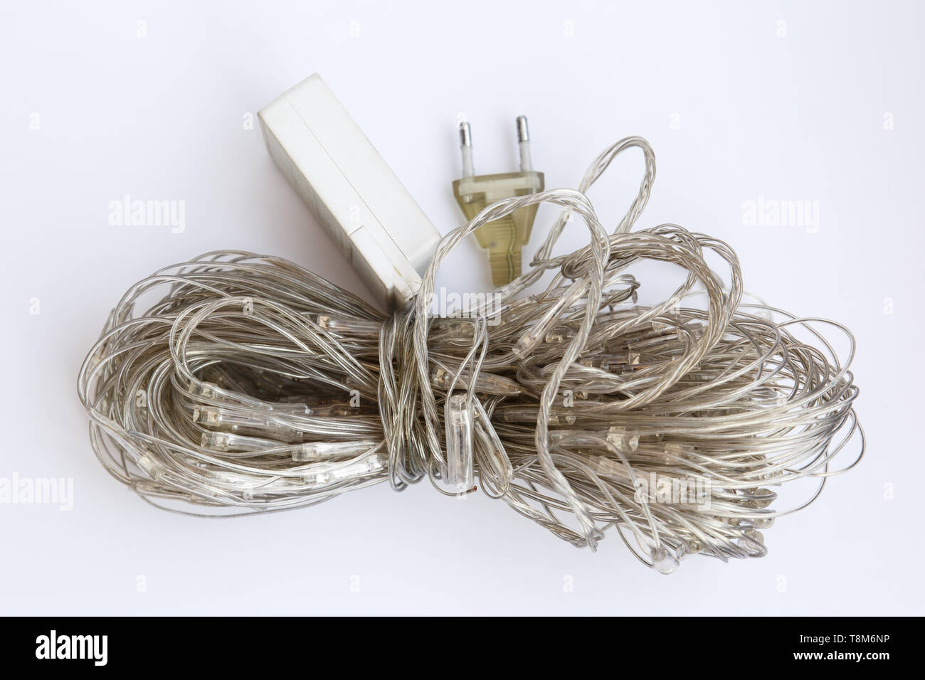 Old non working lights. Vintage garland. Diode lights on the garland ...