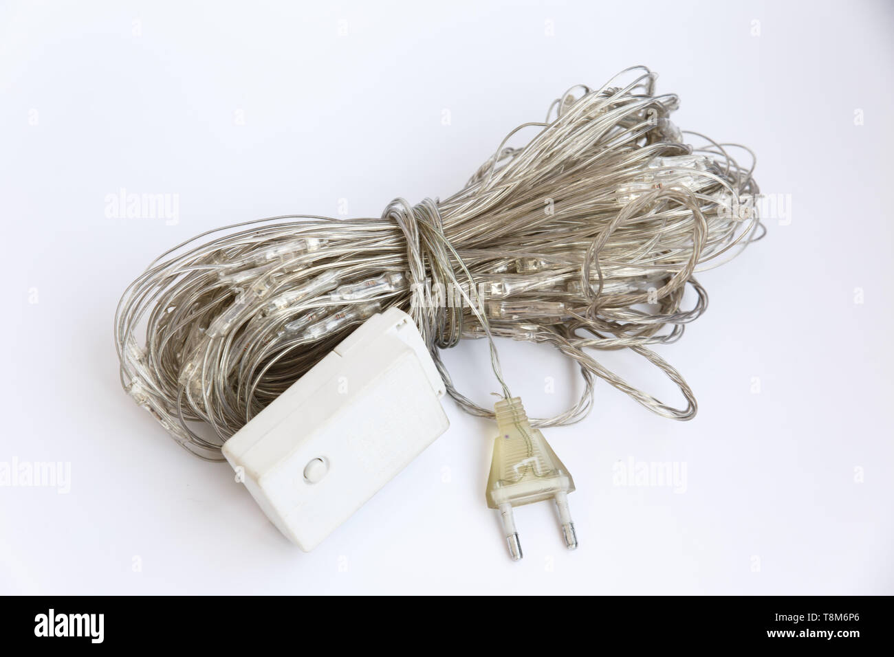 Old non working lights. Vintage garland. Diode lights on the garland ...