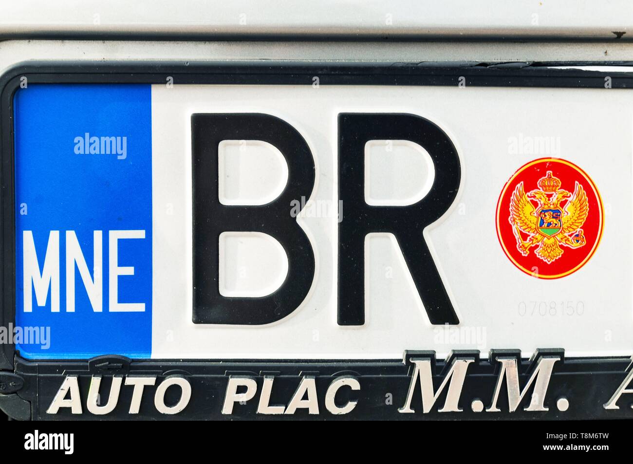 Car no number plate hi-res stock photography and images - Alamy