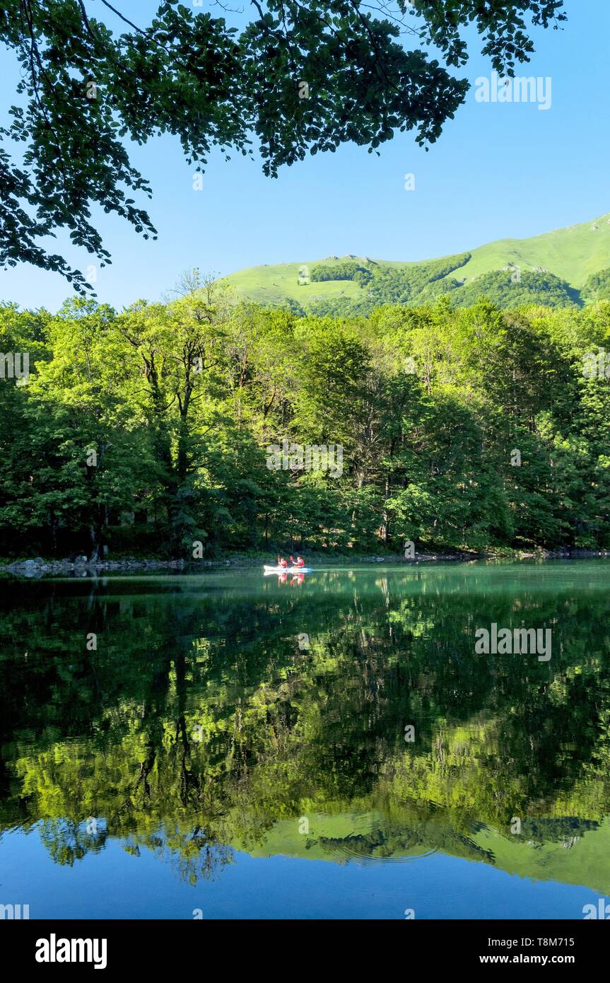 Montenegro, Kolasin region, national park of Biogradska, ice lake of ...