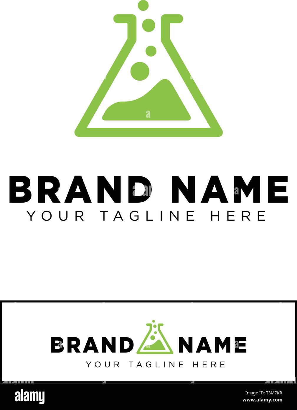 laboratory logo design template vector illustration icon element ...