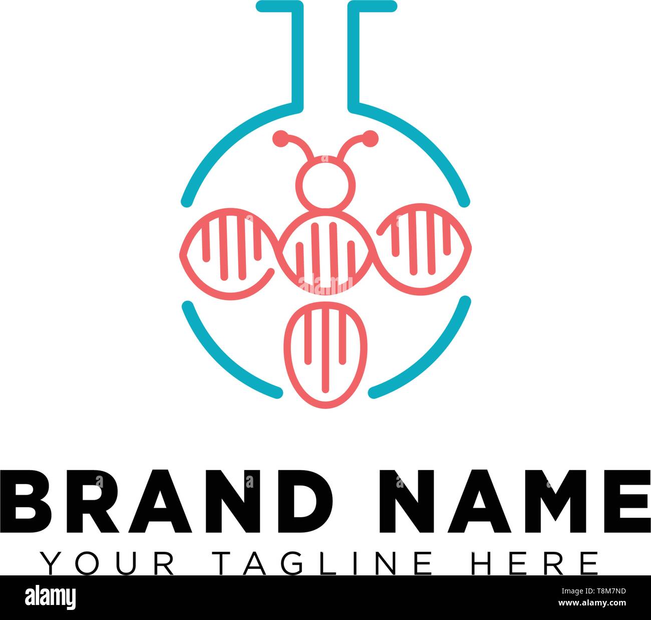 molecular dna logo design template vector illustration icon element ...