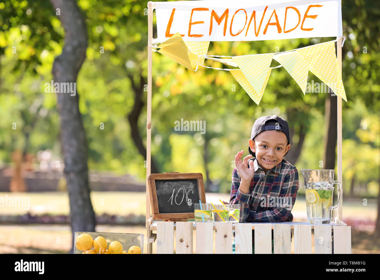 Boy Lemonade Stand