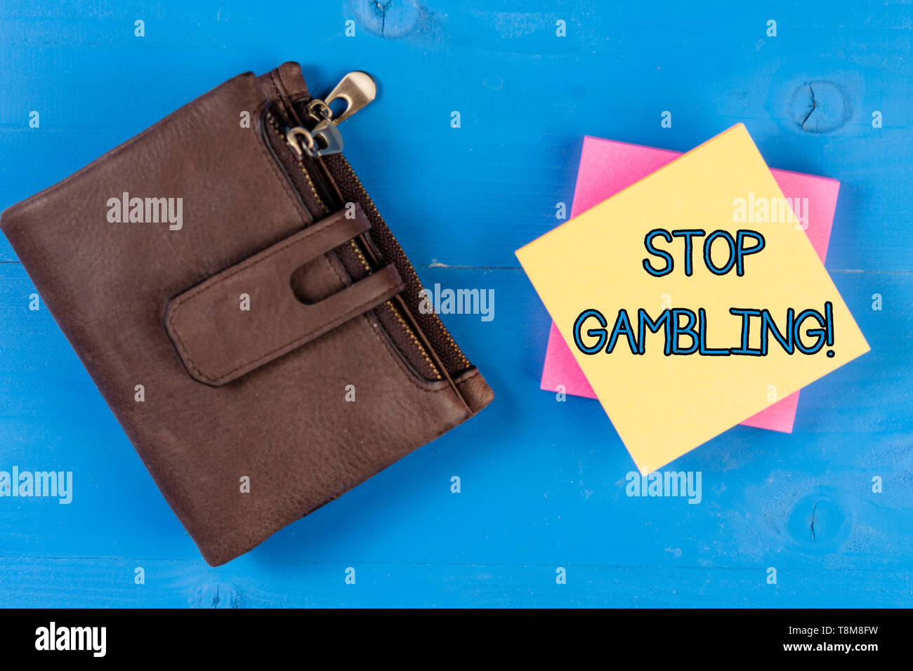 Text sign showing Stop Gambling. Business photo showcasing stop the ...