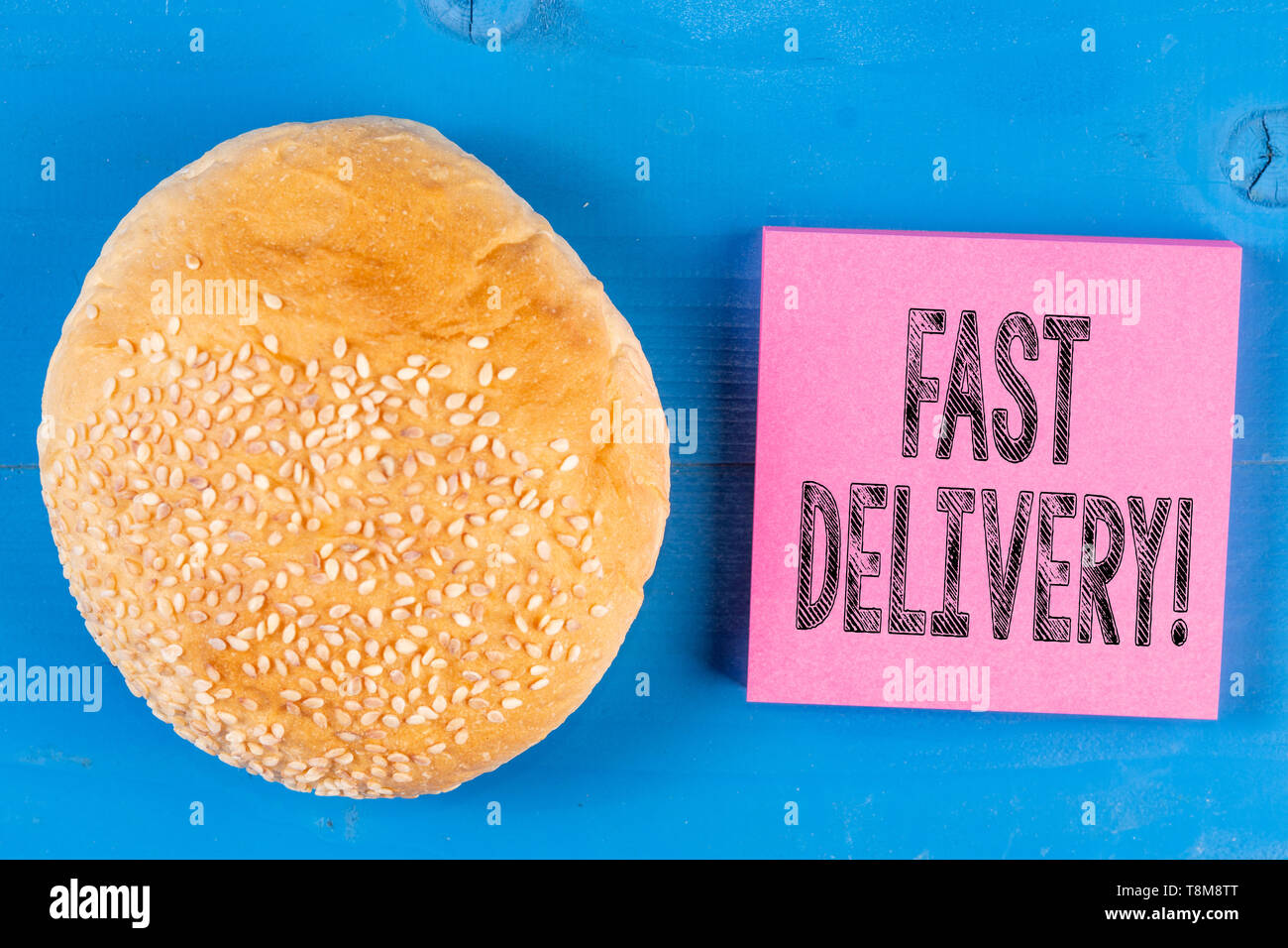 Writing note showing Fast Delivery. Business concept for Express action ...