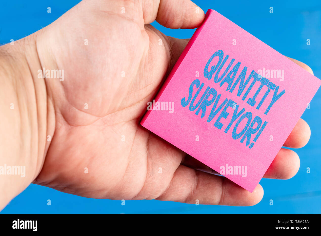 Word writing text Quantity Surveyor. Business photo showcasing ...