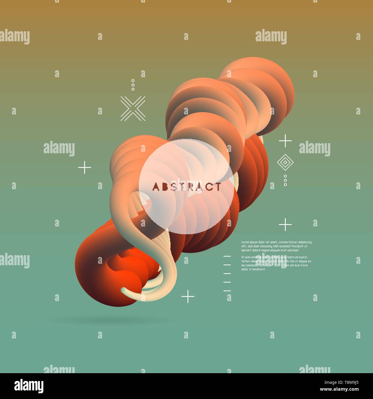 Vector art illustration. Dynamic effect. Cover design template. Can be ...