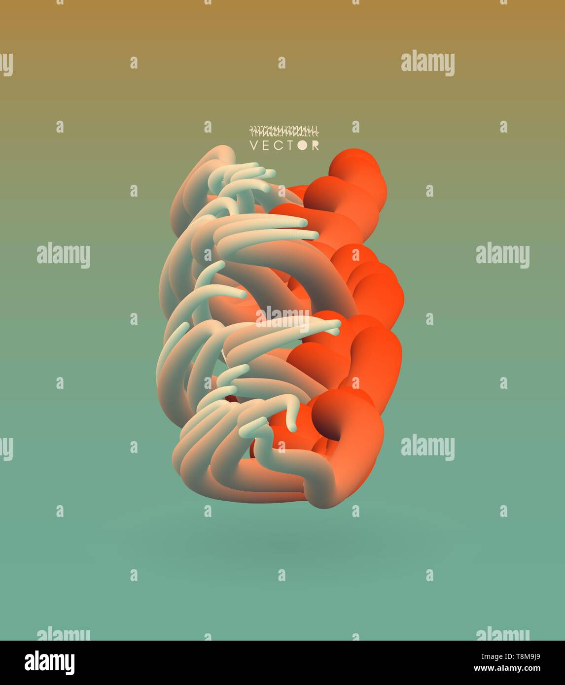 Vector art illustration. Dynamic effect. Cover design template. Can be ...