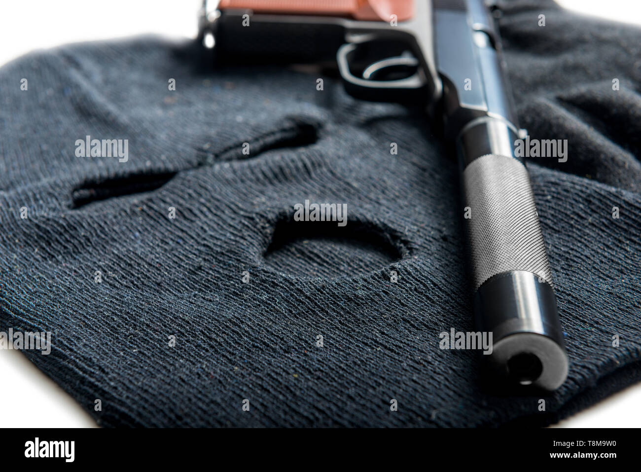 Bank robbery gun hi-res stock photography and images - Alamy