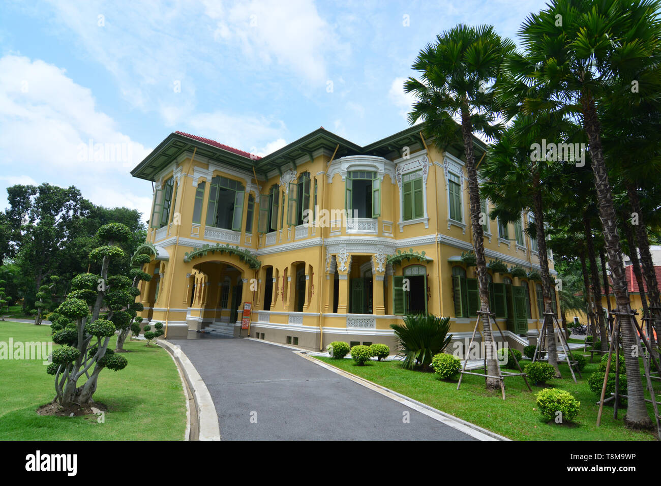 BANGKOK, THAILAND - OCTOBER 13, 2018 : Parusakawan Palace is a historic ...