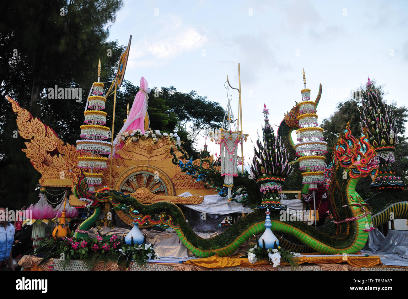 Thailand wax castle festival hi-res stock photography and images - Alamy