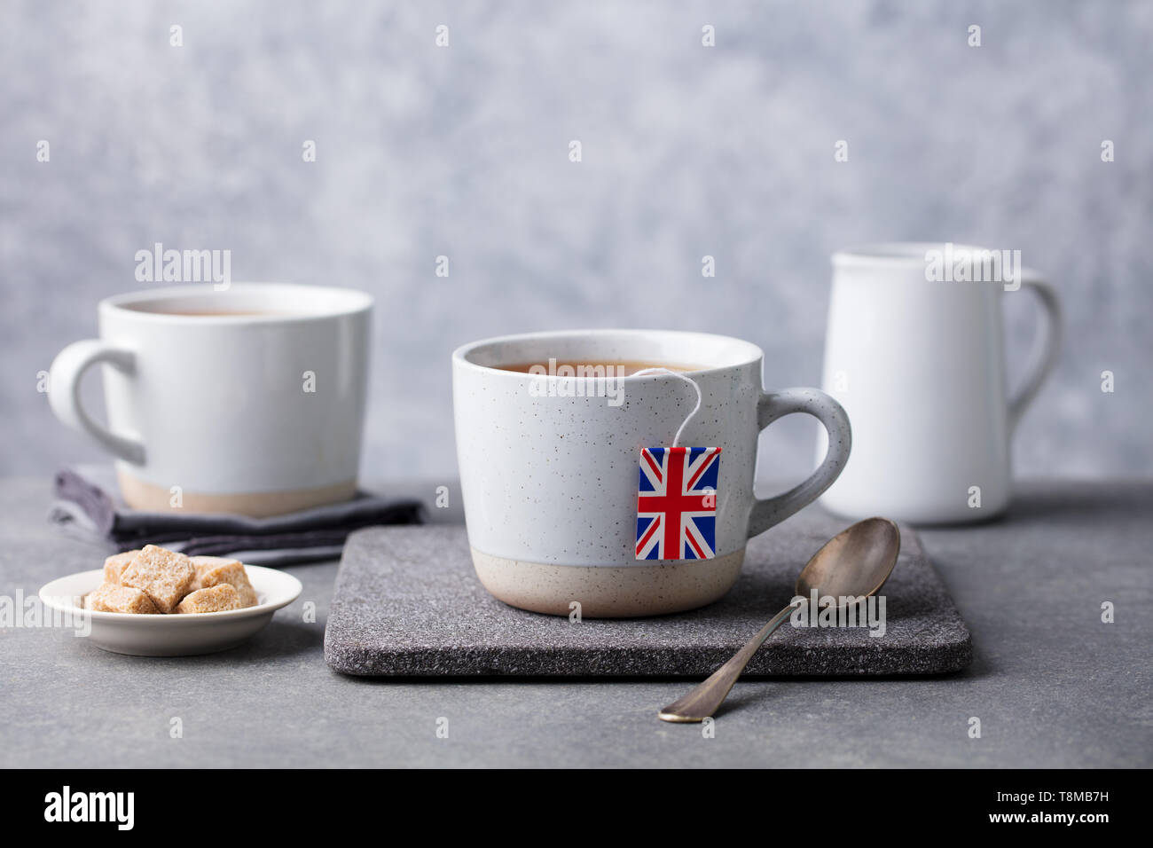 British afternoon tea flag hi-res stock photography and images - Alamy