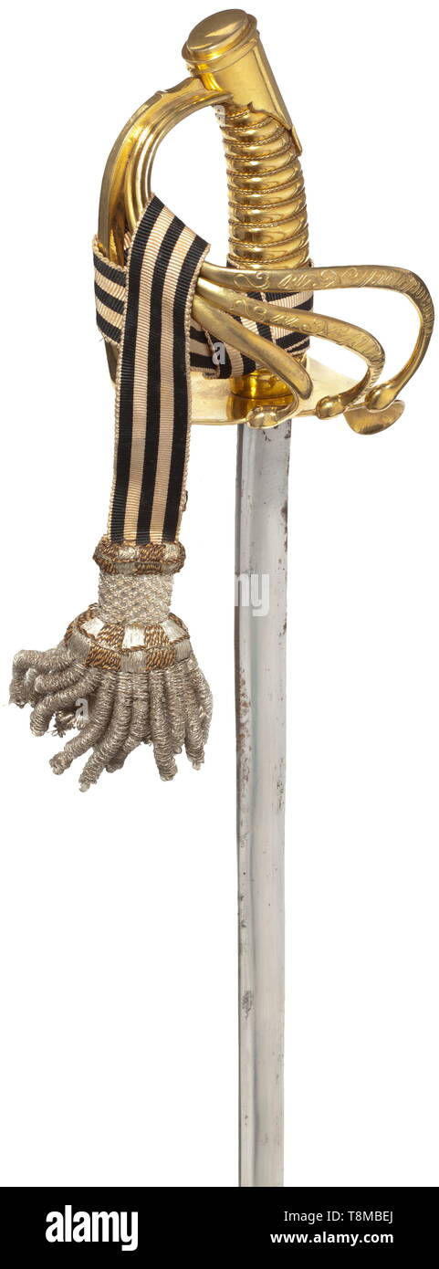 A heavy cavalry sword M 1826 for officers of the Russian cuirassiers, a ...